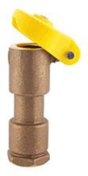 Aqualine, QC-075L, 3/4" Brass quick coupling valve w/locking vinyl cov ...